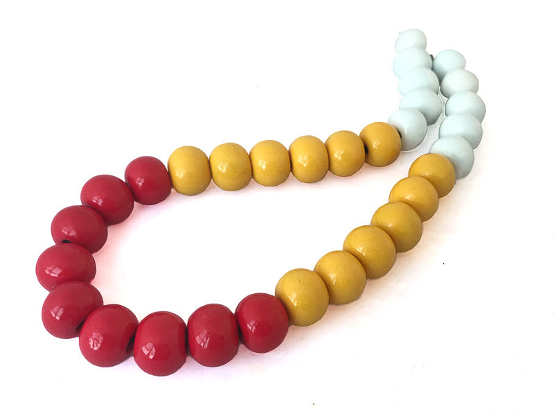 Colourful Bead Necklace Commission at Lottie Of London Jewellery